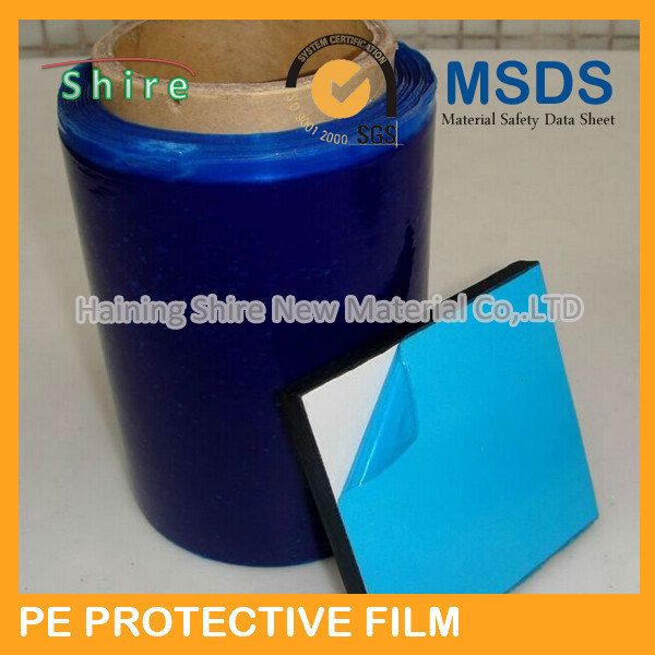 Aluminium Plate Sheet Protective Film Adhesive Blue PE Protective Film ...