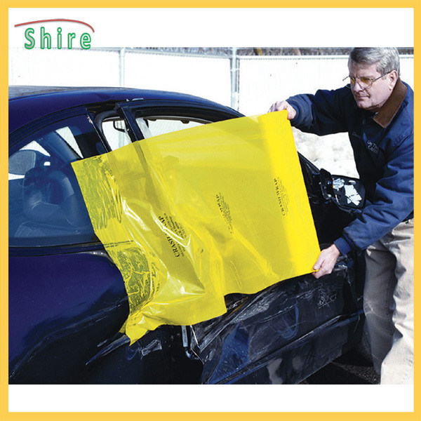 Self Adhering Collision Wrap Film Plastic Car Wrap Film 18" / 24'' / 36 ...