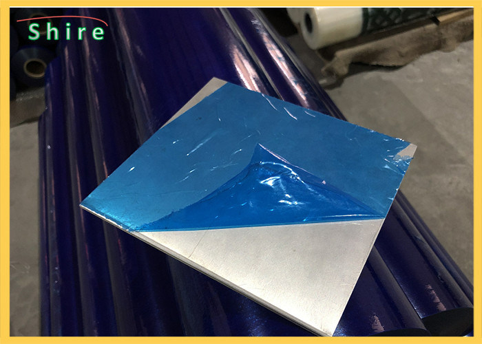 Blue Color Aluminum Sheet Surface Protective Film Anti Scratch PE ...