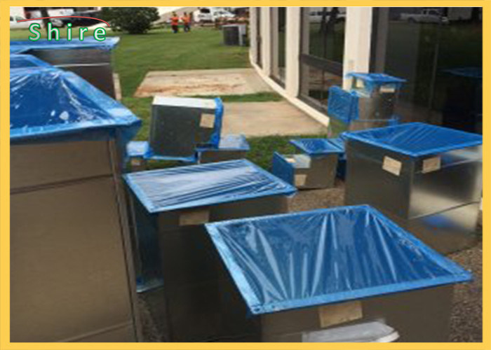 Dust Proof Duct Protection Film , Open Duct Vent - Duct Blue PE ...