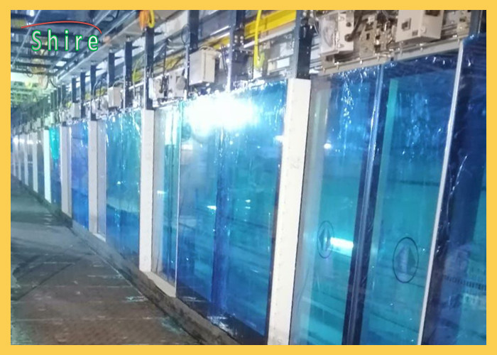 Blue PE Protective Film For Window Glass Temporary Glass Protection Film