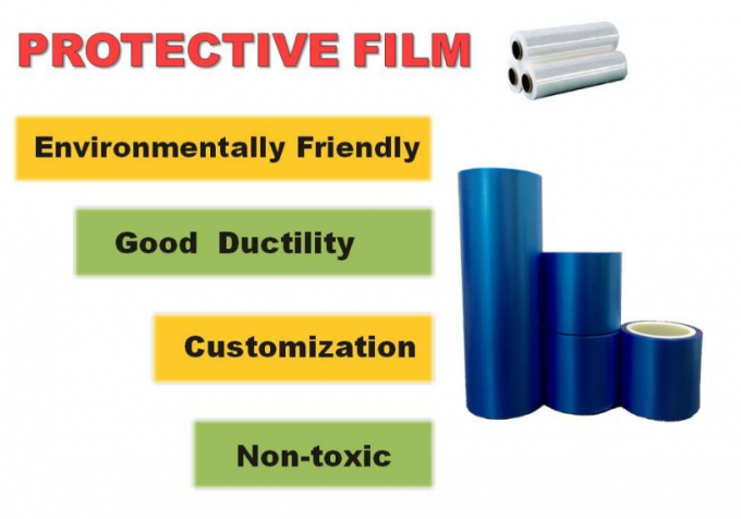 HVAC Duct Cover Shield 3 Mil Blue Duct Closure Protective Film Tape