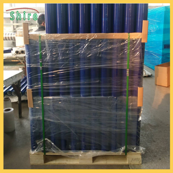 12.7 Oz / In High Tack Light Blue Duct Protection Film HVAC DUCT Cover ...